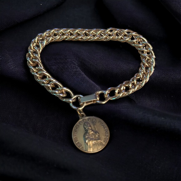 Vintage | Jewelry | Vintage Saint Patrick And Saint Bridget Medallion ...